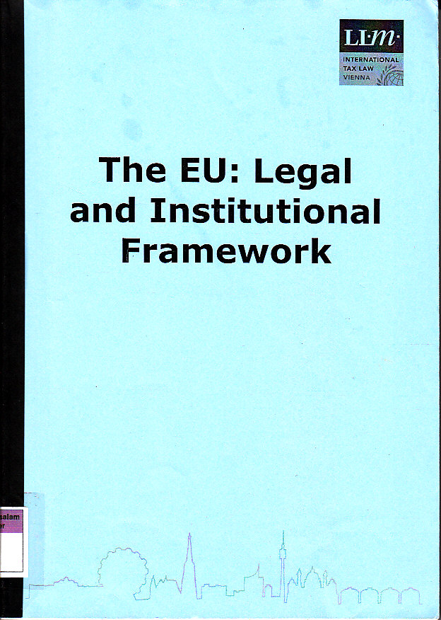The EU: Legal and Institutional Framework | DDTC Library