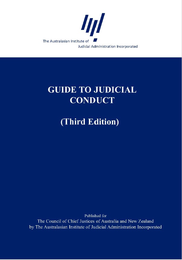 Guide to Judicial Conduct | DDTC Library
