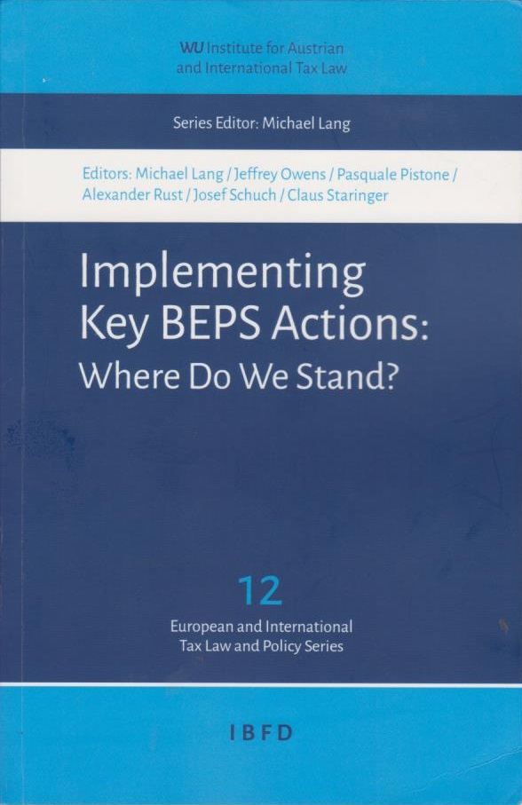 Implementing Key BEPS Actions: Where Do We Stand? | DDTC Library