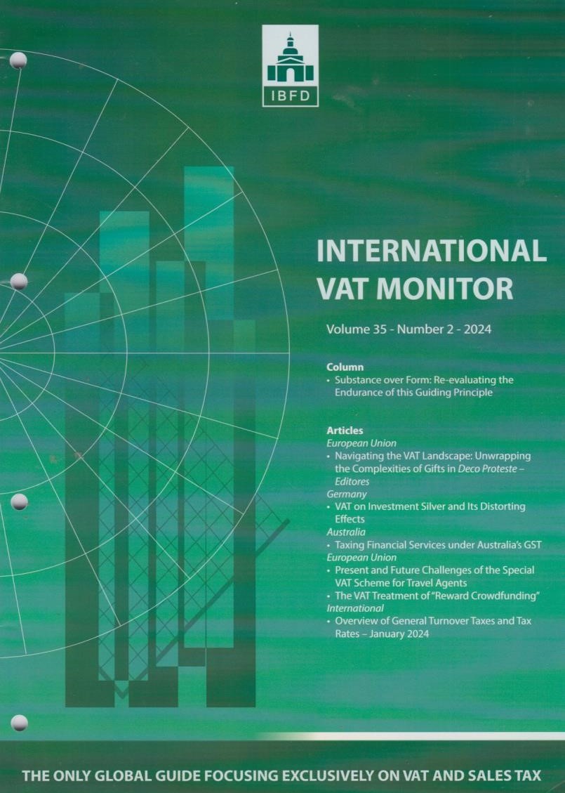 International VAT Monitor Vol. 35 No. 2 - 2024 | DDTC Library