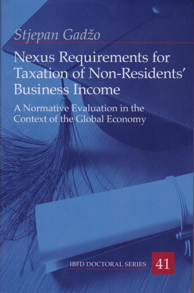 Nexus Requirements for Taxation of Non-Residents’ Business Income ...