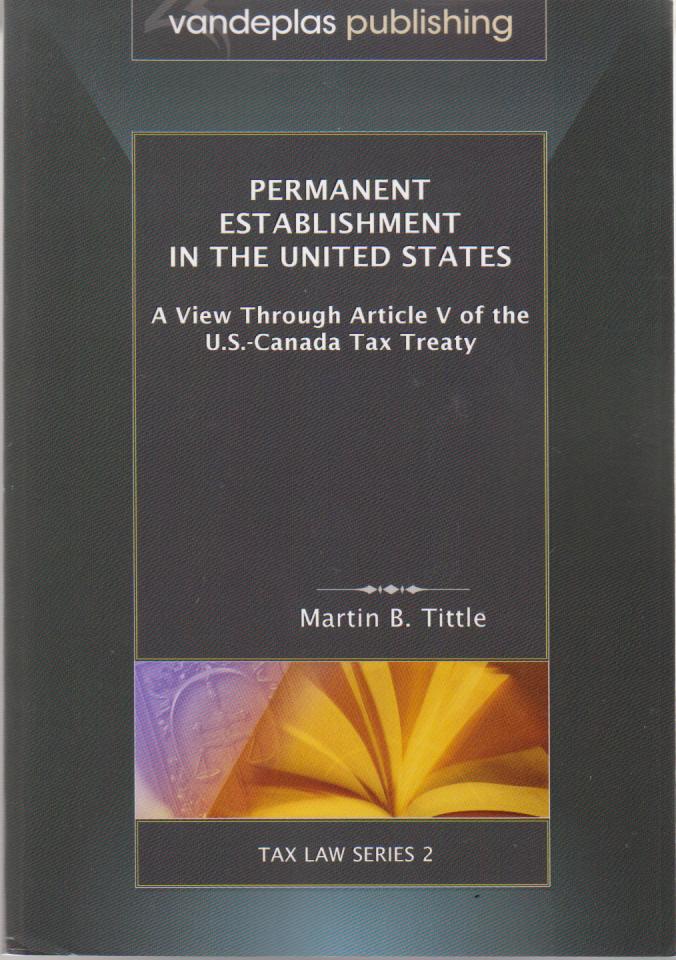 Permanent Establishment in the United States: A View Through Article V ...