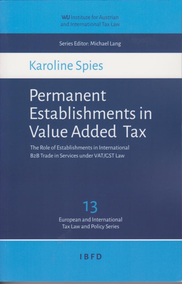 Permanent Establishments in Value Added Tax | DDTC Library