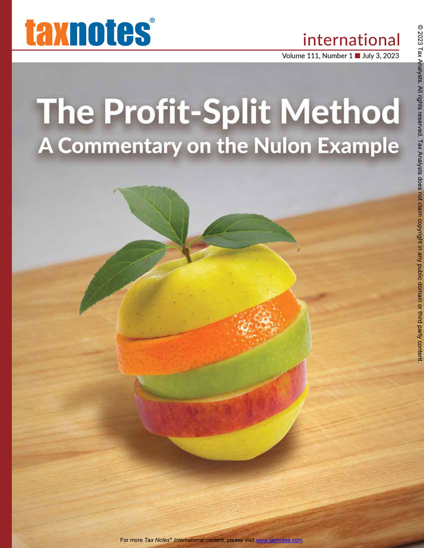 Tax Notes International: Volume 111, Number 1, Jul 3, 2023 | DDTC Library