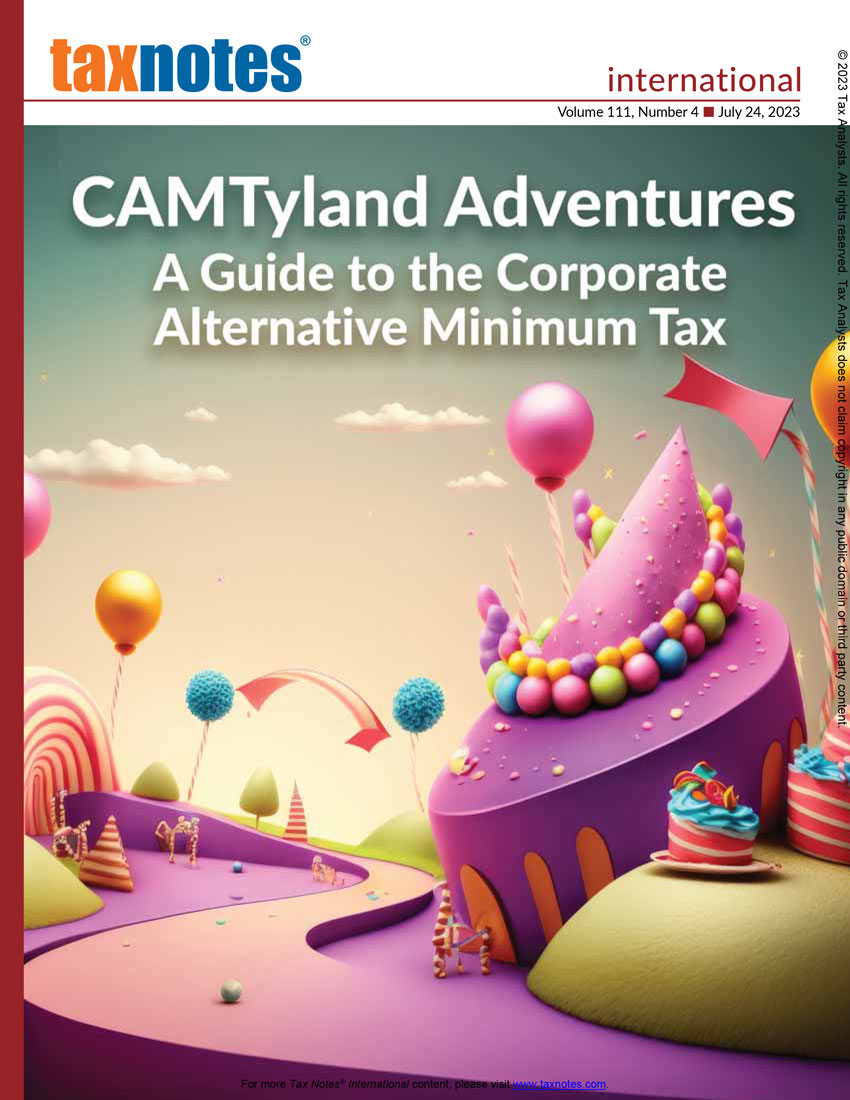 Tax Notes International: Volume 111, Number 4, Jul 24, 2023 | DDTC Library