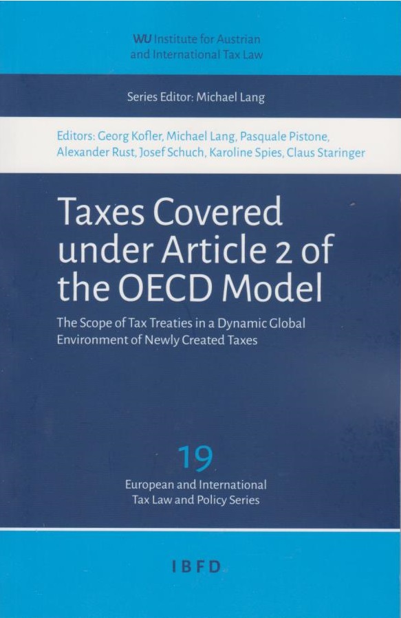 Taxes Covered under Article 2 of the OECD Model | DDTC Library