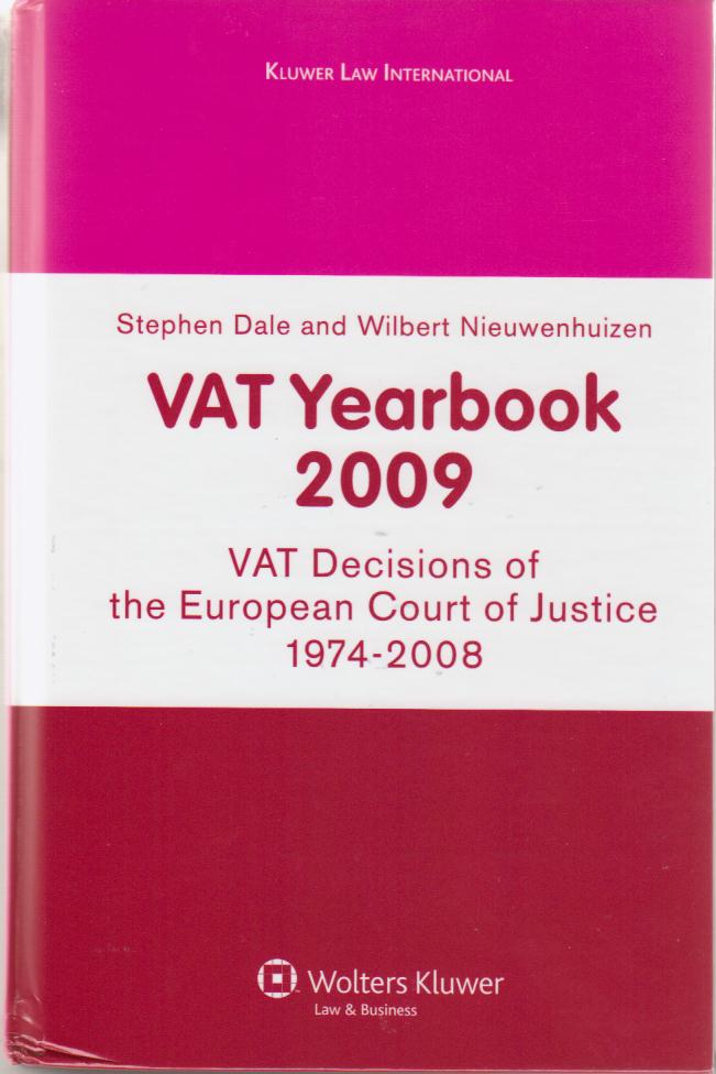 VAT Yearbook 2009 | DDTC Library